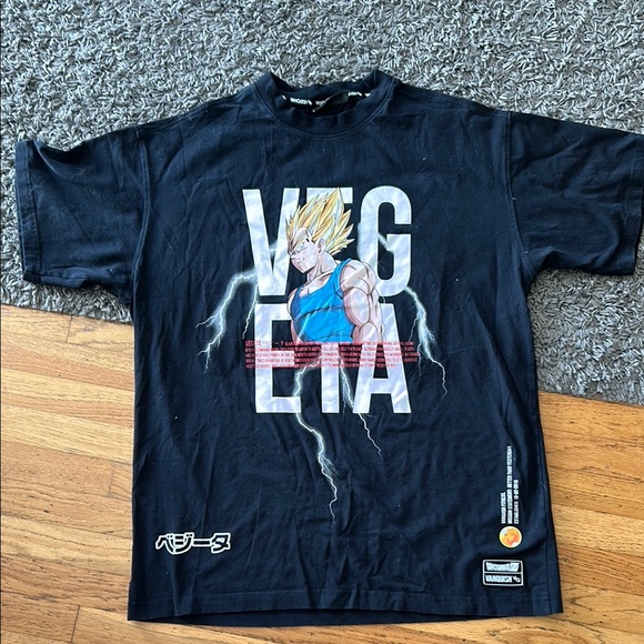 Vanquish | Shirts | Vanquish Vqfit Dbz Vegeta Tee Dragon Ball Z Graphic ...